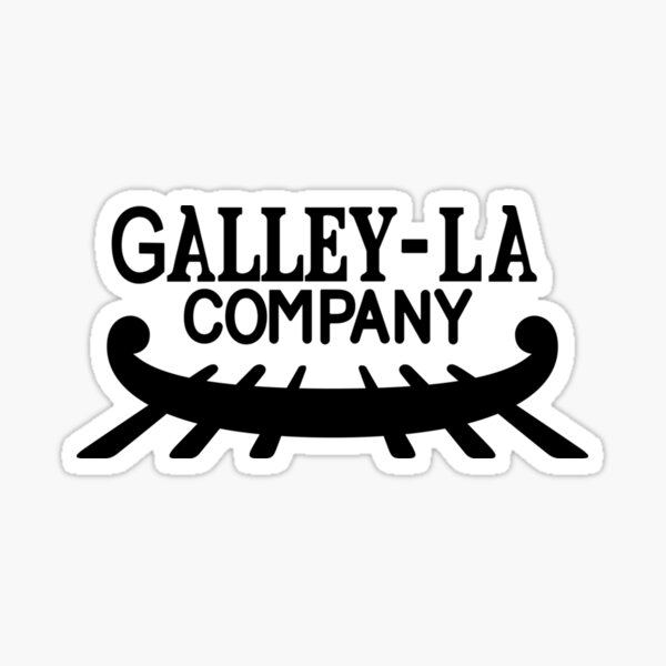 "Galley-La Company Logo TShirt Sticker" Sticker by pareeufreali | Redbubble