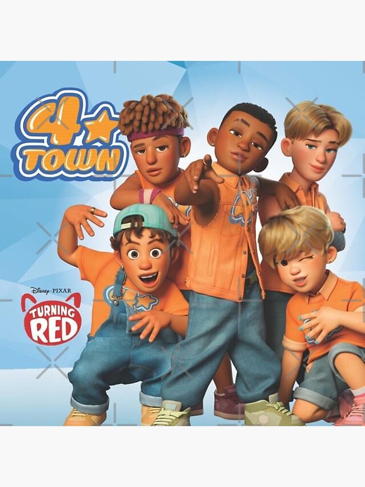 "4 town in turning red " Poster by pmichaelledi | Redbubble