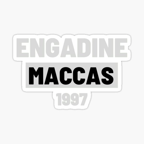"Engadine Maccas 1997" Sticker by RidgeShirts | Redbubble