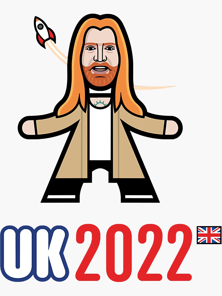 "UK 2022" Sticker by LIQUIDjilhlk | Redbubble