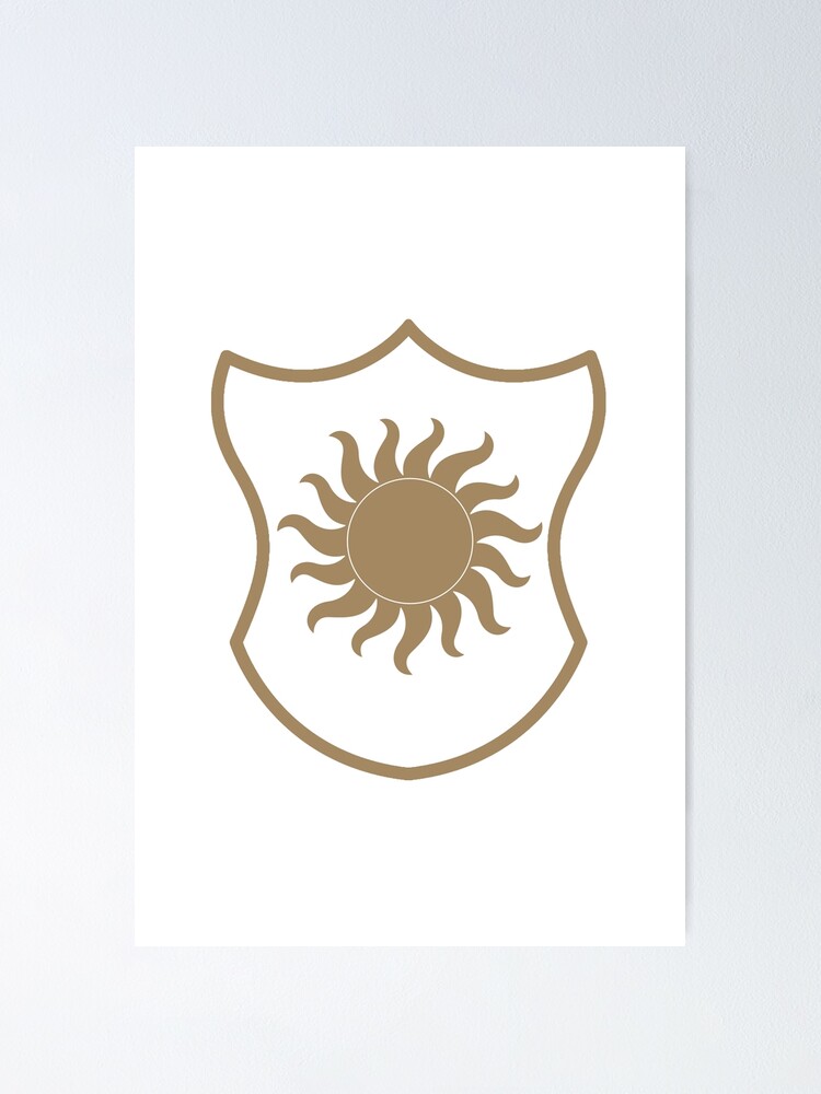 "Sun Emblem Silhouette" Poster for Sale by lerdoberdo | Redbubble