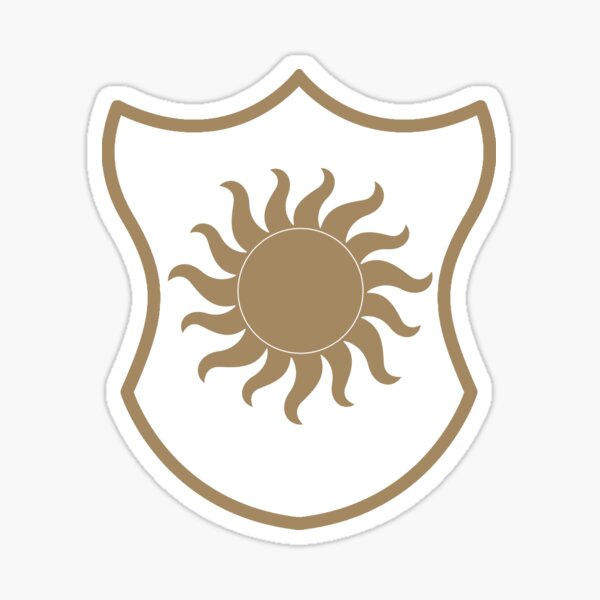 "Sun Emblem Silhouette" Sticker by lerdoberdo | Redbubble