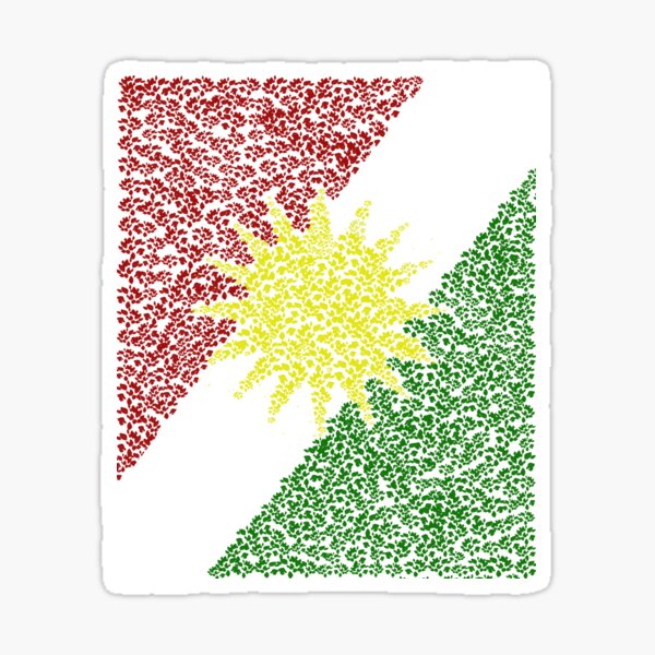 "Kurdish Flag" Sticker by KurdishShops | Redbubble