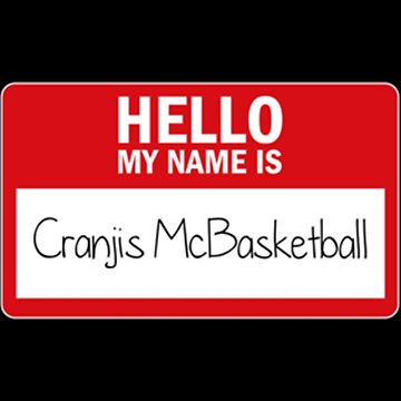 "Impractical Jokers Cranjis McBasketball " Sticker for Sale by ...