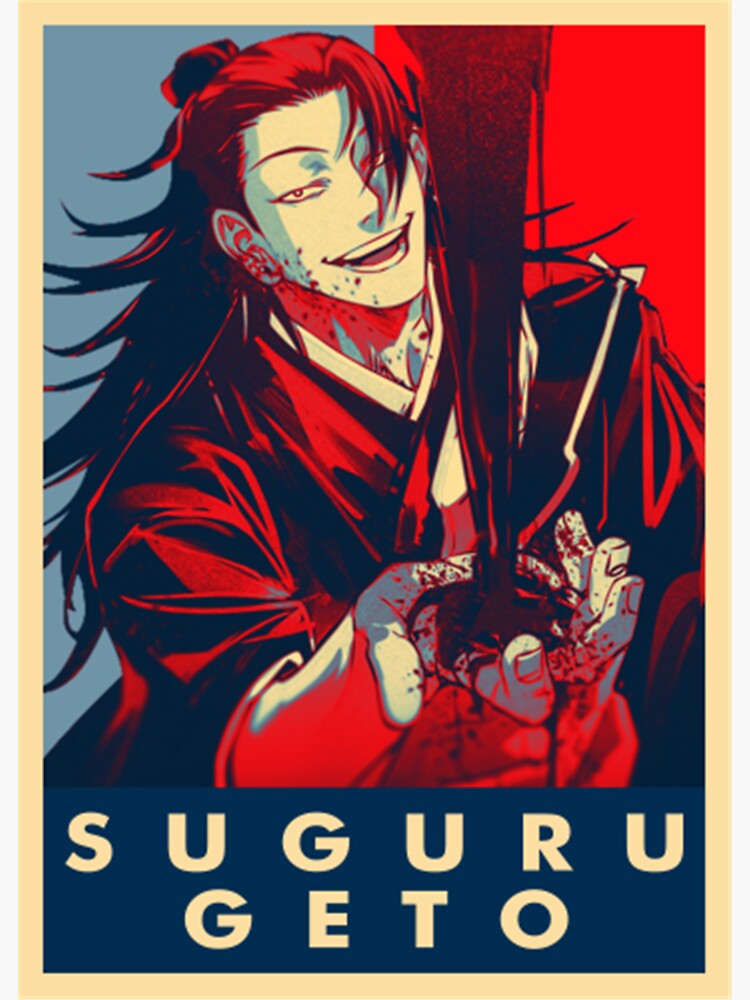 "GETO SUGURU" Sticker by Benjaminerickso | Redbubble