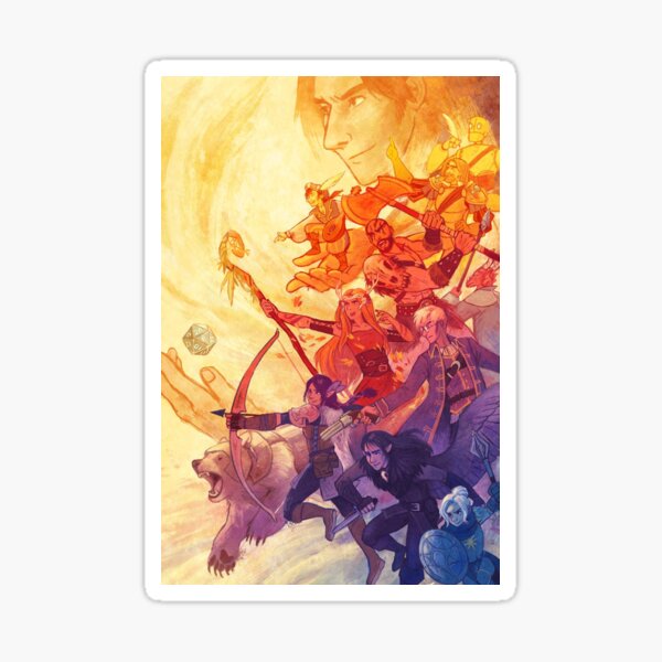 "The Legend of Vox Machina Poster" Sticker by stewartconstan | Redbubble