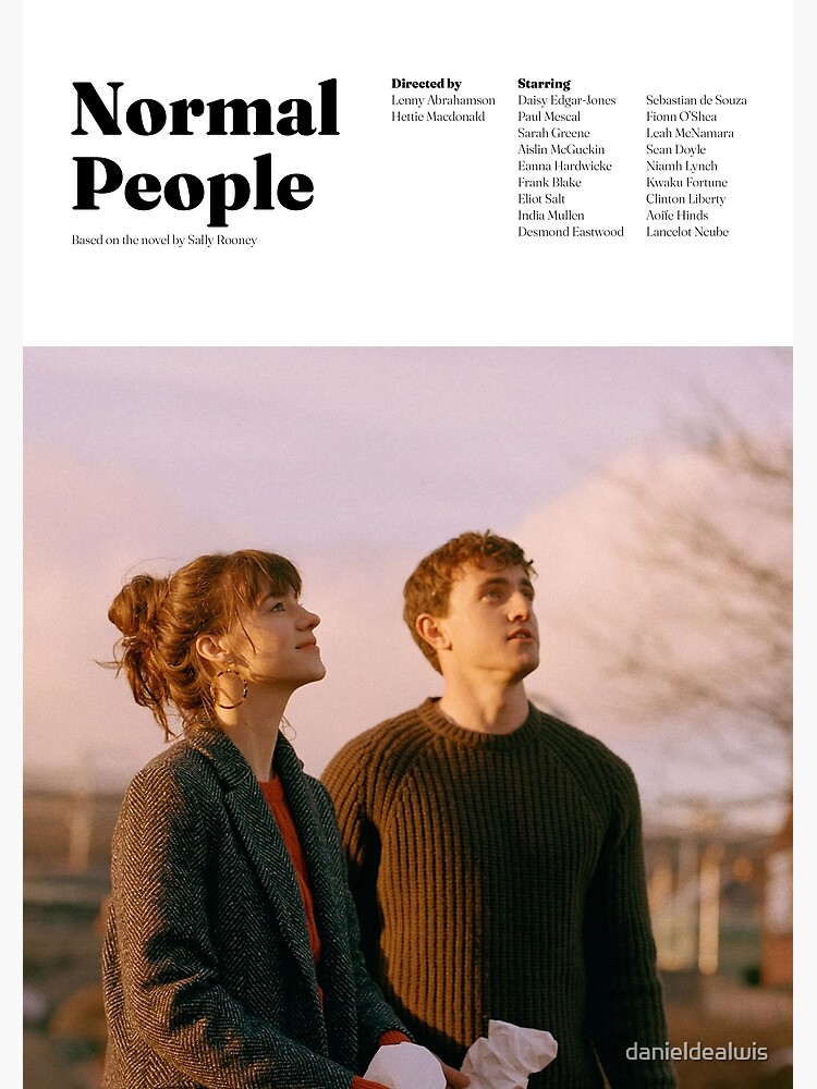 "Normal People Minimal Poster" Poster for Sale by danieldealwis | Redbubble