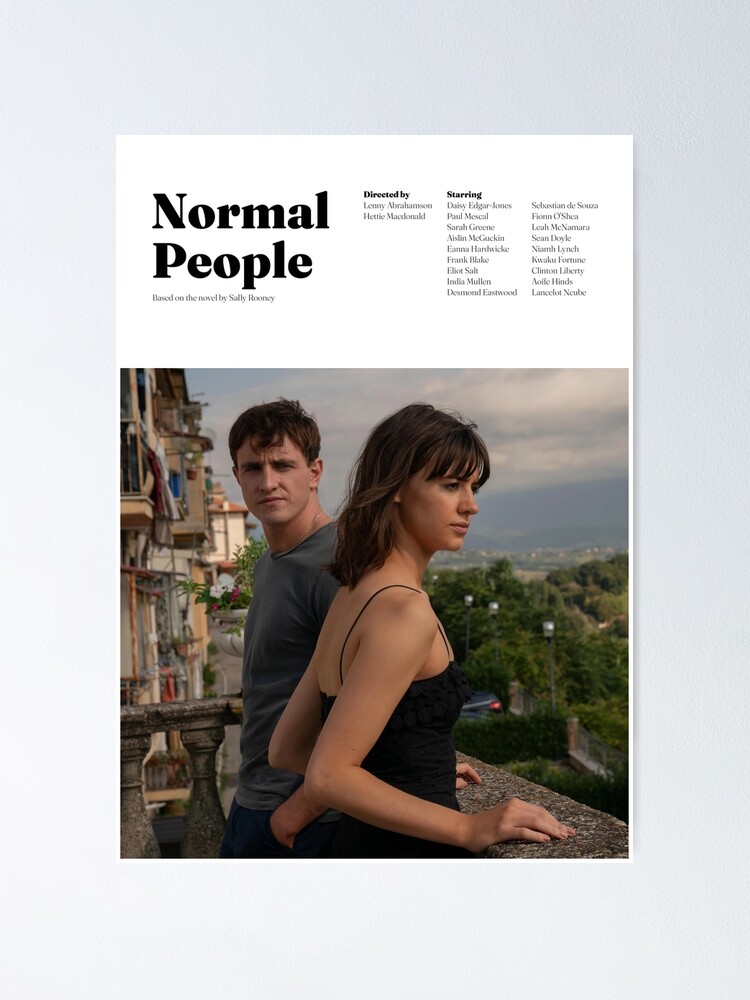 "Normal People Minimal Poster" Poster for Sale by danieldealwis | Redbubble