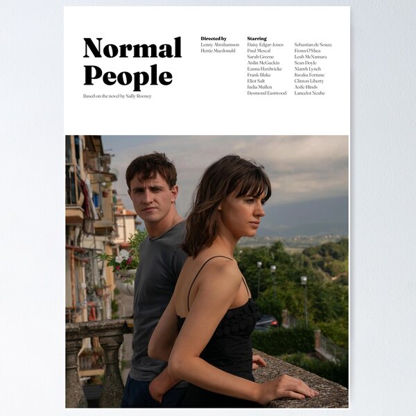 "Normal People Minimal Poster" Poster for Sale by danieldealwis | Redbubble