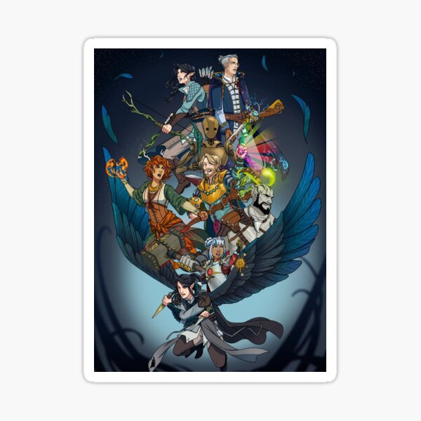 "The Legend of Vox Machina Poster" Sticker by stewartconstan | Redbubble