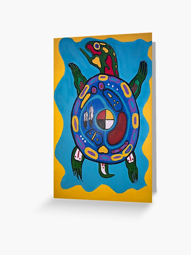 "Anishinaabe turtle 2 Sticker" Greeting Card for Sale by NicholasBauer ...