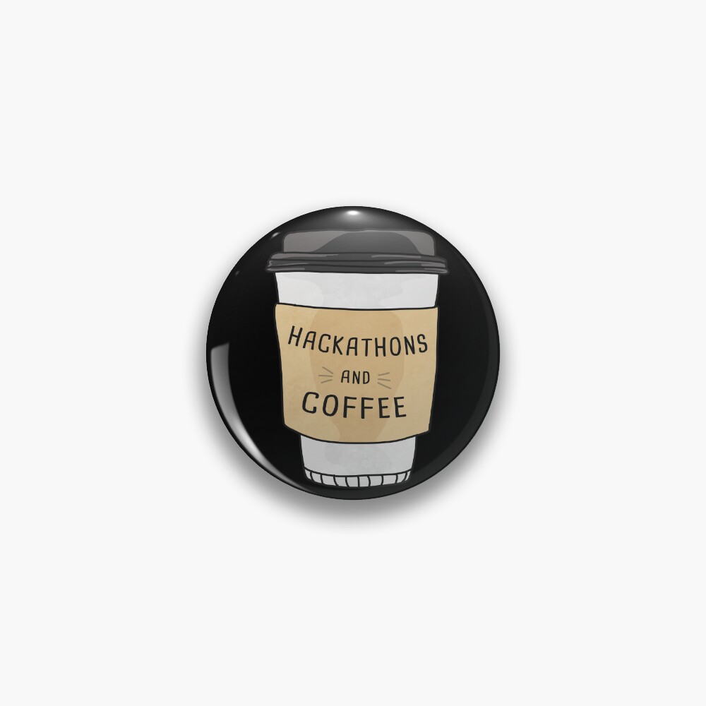 "Hackathons And Coffee" Sticker for Sale by orlumbuspirate | Redbubble