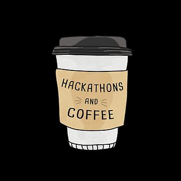 "Hackathons And Coffee" Sticker for Sale by orlumbuspirate | Redbubble