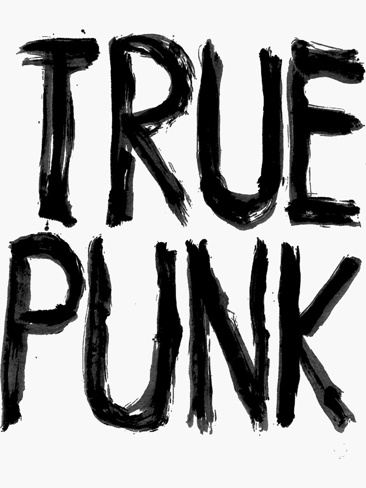 "punk fashion quote" Sticker by Duesteph | Redbubble