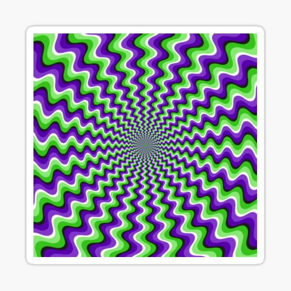 "ILLUSION" Sticker for Sale by CutieMinimalArt | Redbubble