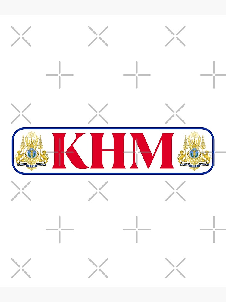 "KHM 3 Letter Code Cambodia" Poster for Sale by FedSherDesign | Redbubble