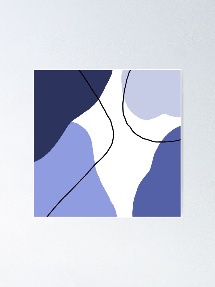 "Abstract aesthetic line art " Poster for Sale by ExcelsiorArt | Redbubble