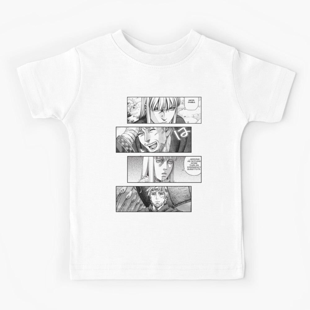 "Canute Vinland Saga Vinrando Saga Manga Panel Design" Kids T-Shirt by ...