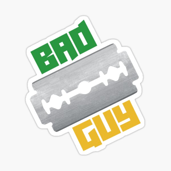 "the bad guy Razor Ramon" Sticker for Sale by Haniashosa | Redbubble