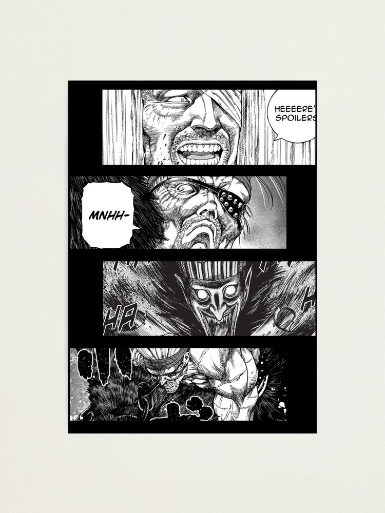 "Thorkell Vinland Saga Vinrando Saga Manga Panel Design" Photographic ...