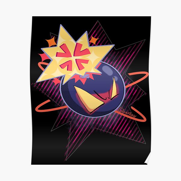 "Hotheaded Bombastic Bomb" Poster by Edenthaw | Redbubble