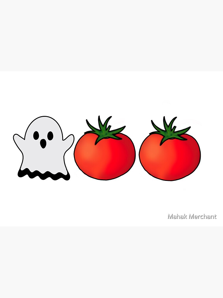 "Boo! Tomato tomato" Sticker for Sale by mahak2000 | Redbubble