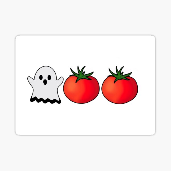 "Boo! Tomato tomato" Sticker for Sale by mahak2000 | Redbubble