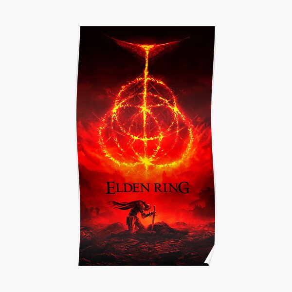 "Elden Ring | The Elden Ring Classic RED FIRE" Poster by Eiadlight ...