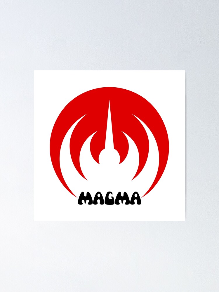 "MAGMA - LOGO" Poster for Sale by CraigBoles501 | Redbubble