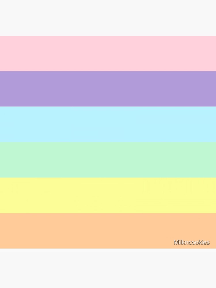 "Pastel Rainbow" Poster for Sale by Milkncookies | Redbubble