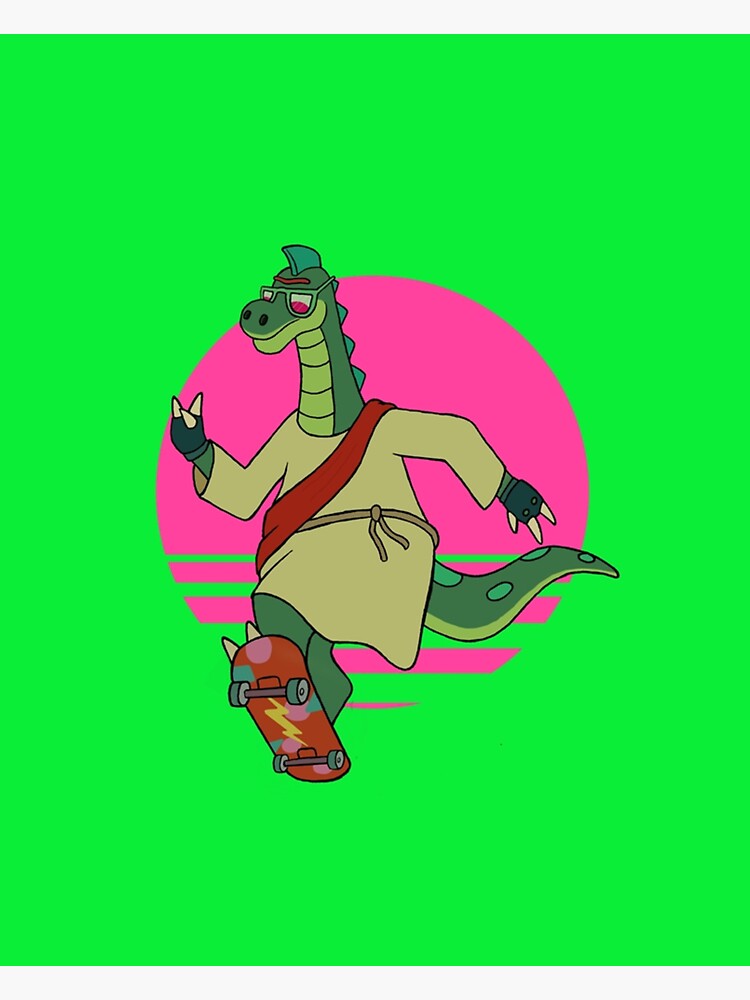 "Biblesaurus, the skateboarding christian dinosaur (no text) Graphic ...