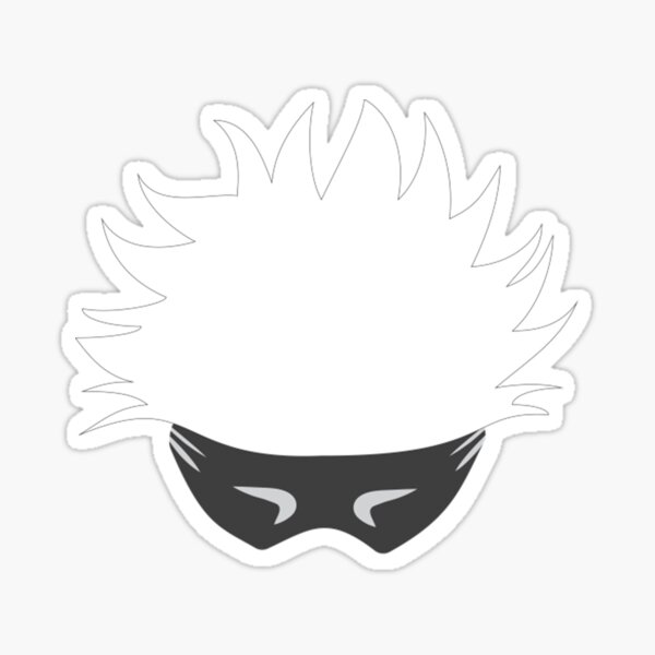 "Gojo Face" Sticker by Brooksgallant | Redbubble