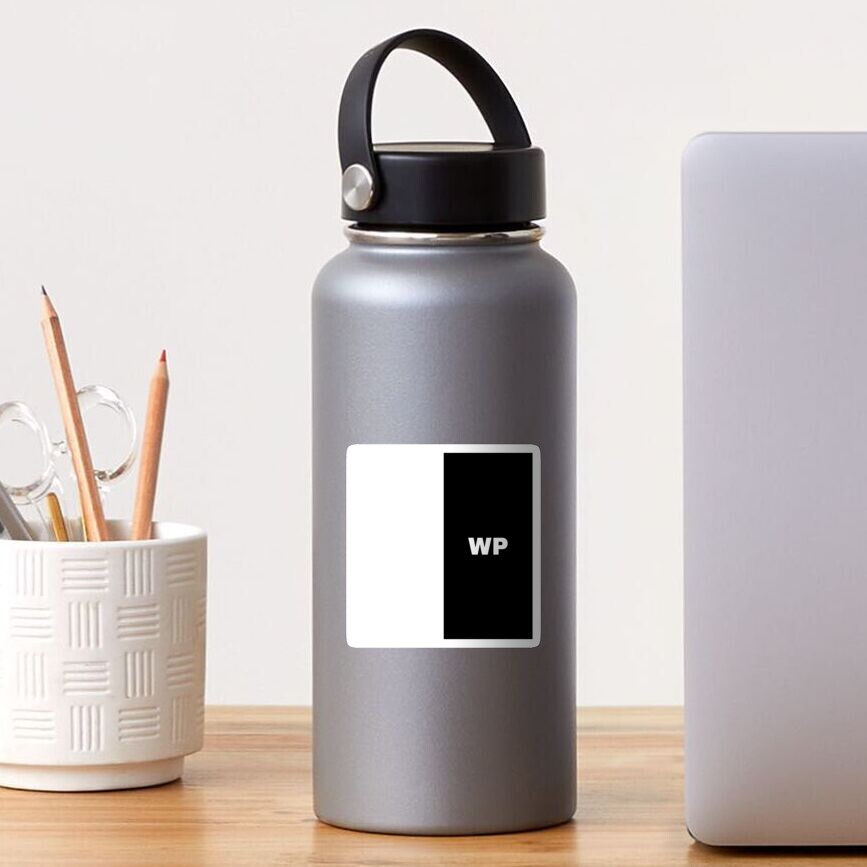 "Black and white WP" Sticker by Shiro-To-Koro | Redbubble