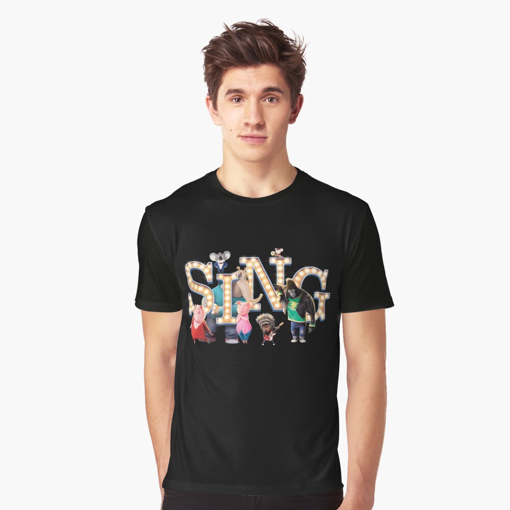 "sing song movie TShirt" Sticker for Sale by Hekdera88 | Redbubble