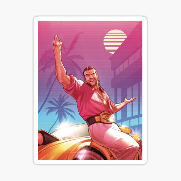 "GTA Rest In Peace Scott Hall - Razor Ramon 1958 -2022" Sticker by ...