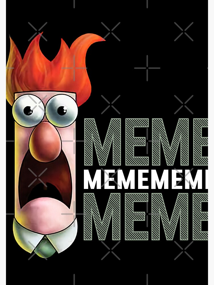 "Beaker Meme Meme Meme" Spiral Notebook for Sale by MLQQVEMH | Redbubble
