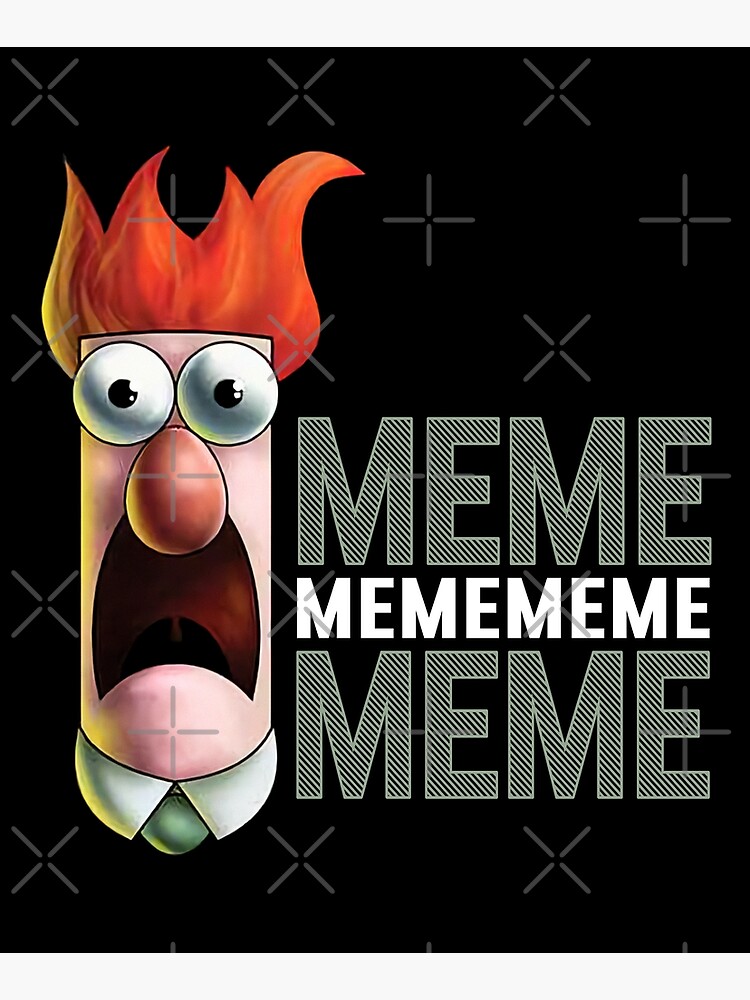 "Beaker Meme Meme Meme" Poster by MLQQVEMH | Redbubble