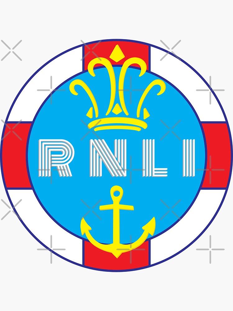 Sticker « Logo de sauvetage en bateau de sauvetage RNLI », par ...