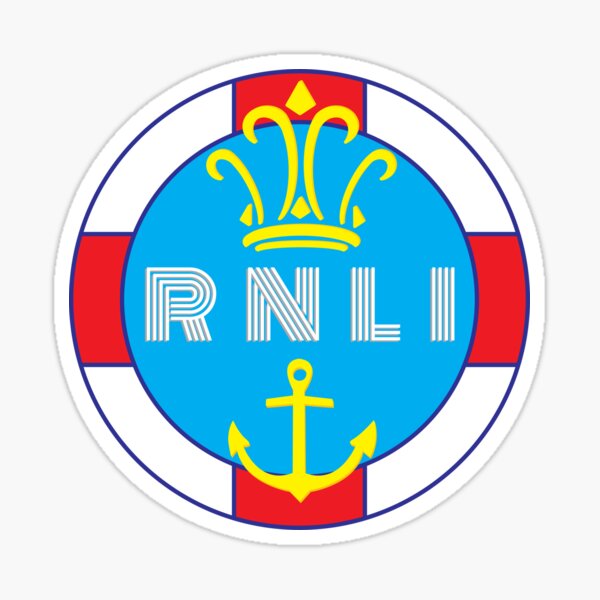 "RNLI Lifeboat Rescue Logo" Sticker by skocartwork | Redbubble