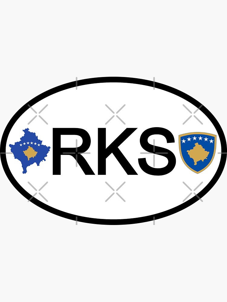 " Kosovo country code vehicle registration " Sticker by HAKVS | Redbubble