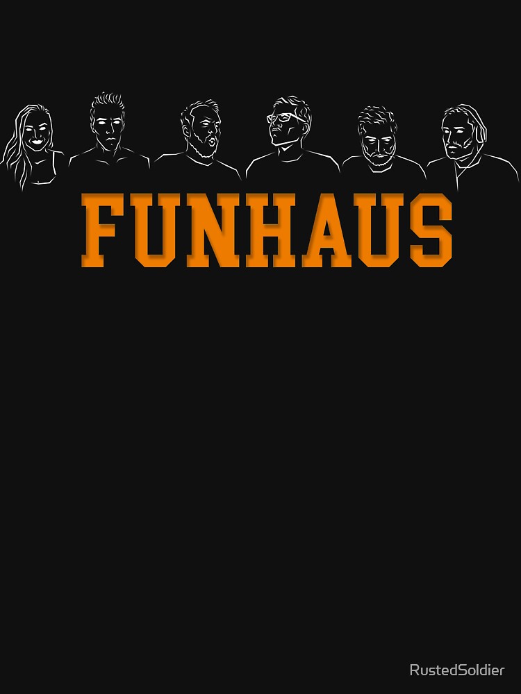 "FunHaus Cast Outline (Inverted)" Essential T-Shirt for Sale by ...
