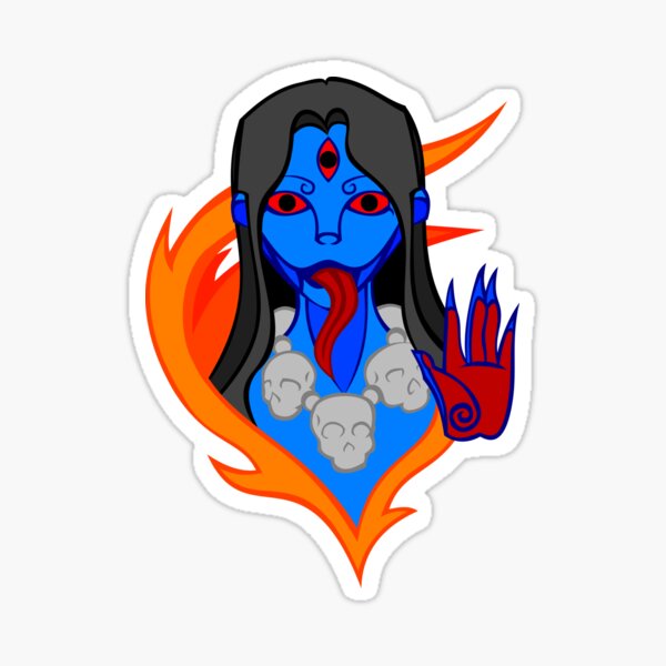 "Hindu Goddess Kali" Sticker for Sale by BarkSeal9 | Redbubble