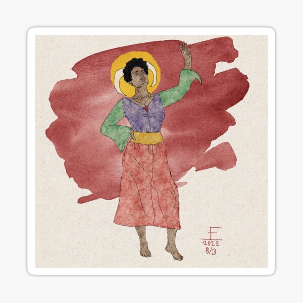 "Saint Alessia - Inspired by The Elder Scrolls" Sticker by Trassel242 ...