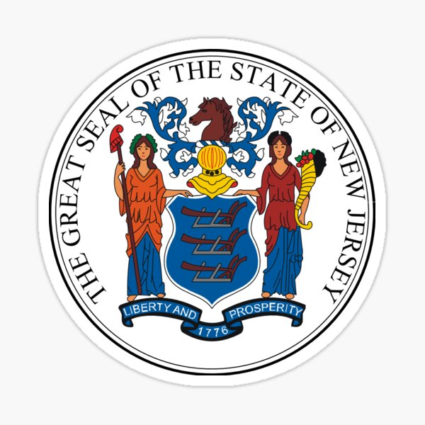 New Jersey Seal Stickers | Redbubble