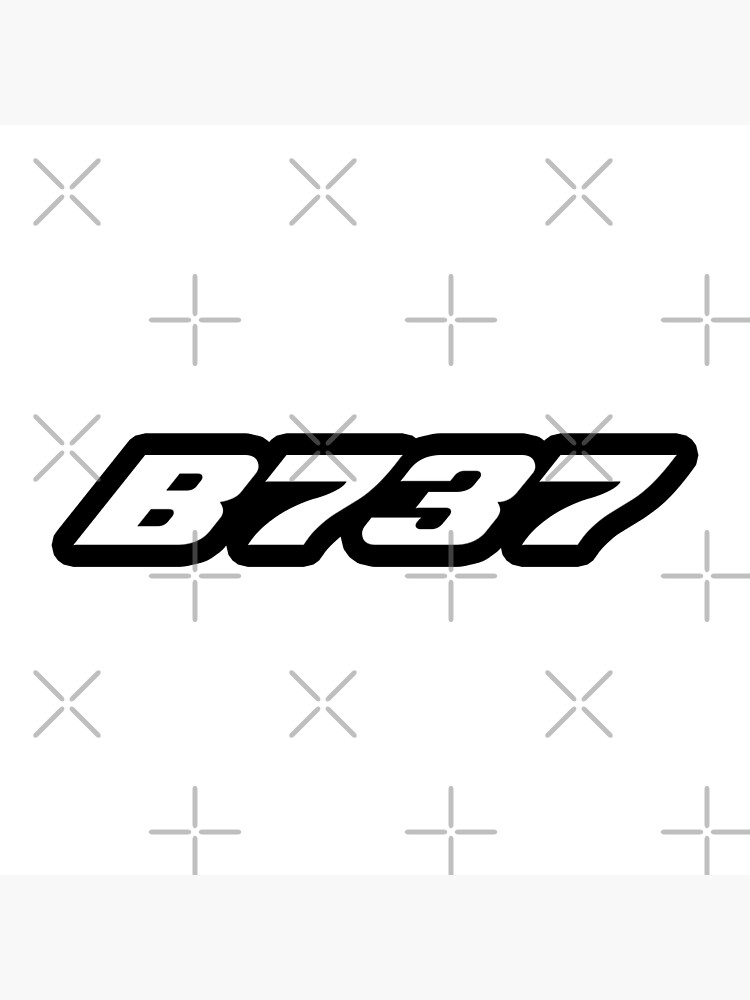 "B737" Poster for Sale by Joel-Designs | Redbubble