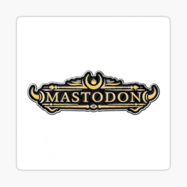 "Mastodon Logo" Sticker by Tsouv34 | Redbubble
