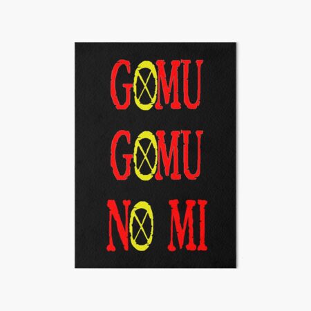 "Gomu Gomu No Mi" Art Board Print by david67 | Redbubble