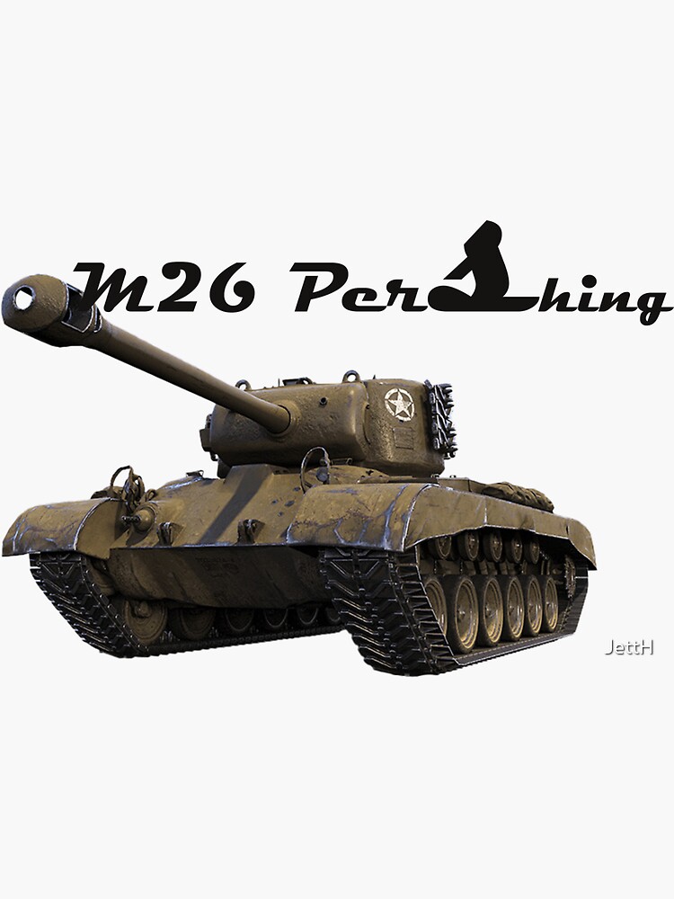 "M26 Pershing" Sticker by JettH | Redbubble