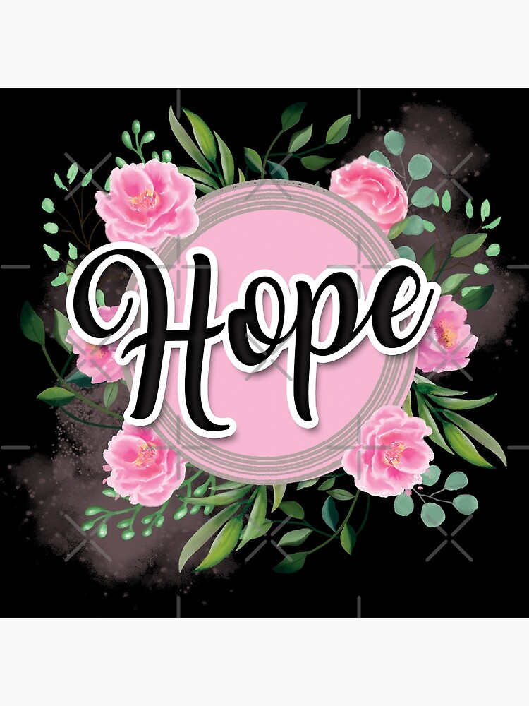"Hope name " Poster for Sale by badinboow | Redbubble