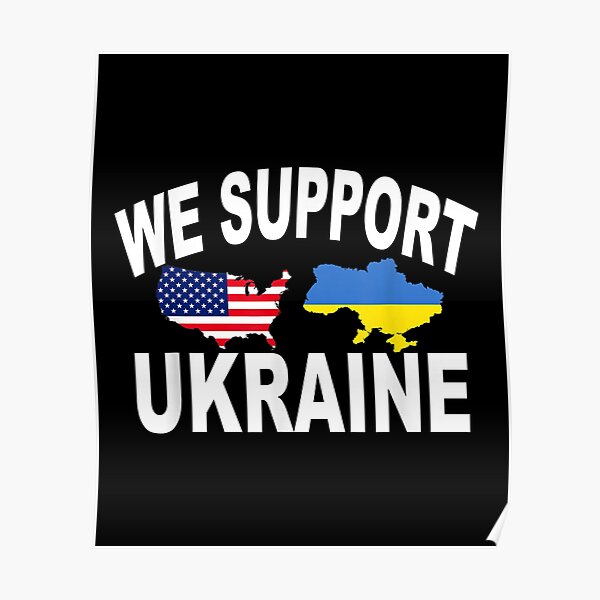 "We Support Ukraine No War Ukraine Pray For Ukraine " Poster by ...